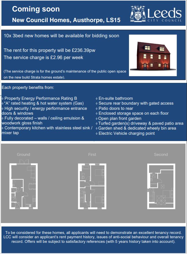 New Build Homes to Rent - Leeds Homes